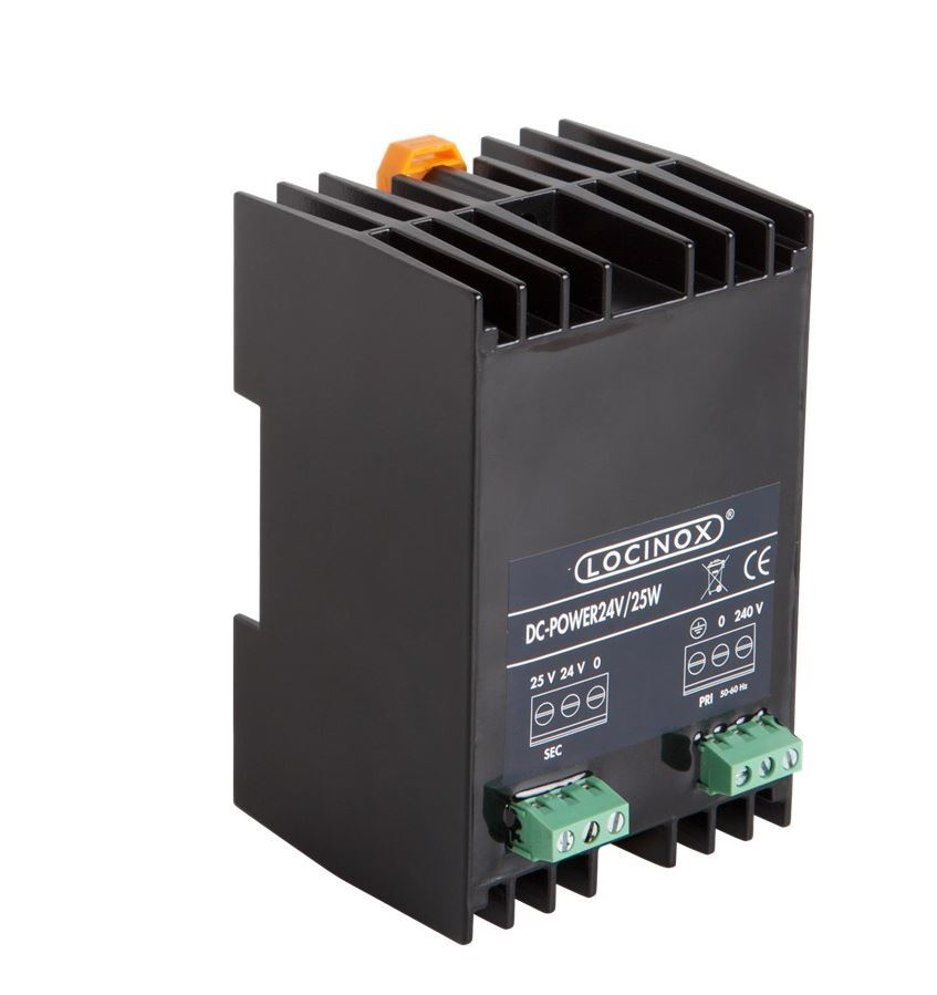 Locinox Safety DC Power 24V/25W for Electradrop Drop Bolt | Gate Gear